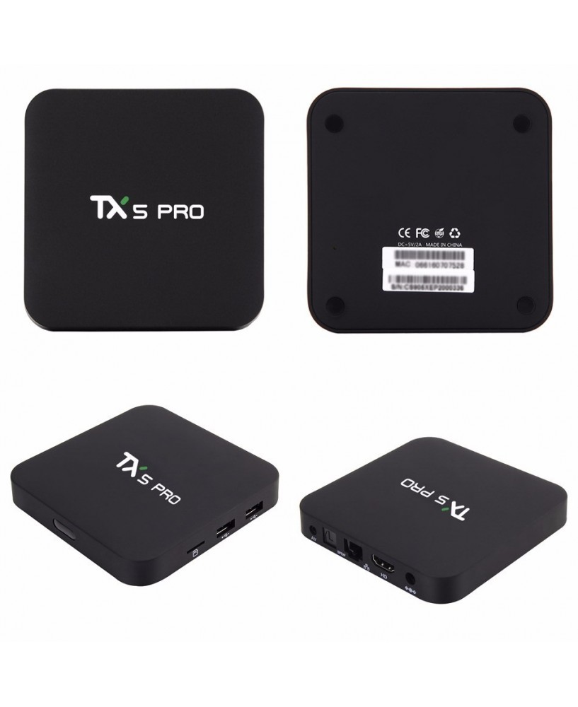 TV Box TX5 Pro smart android Marshmallow 4K S905X reproductor HDMI