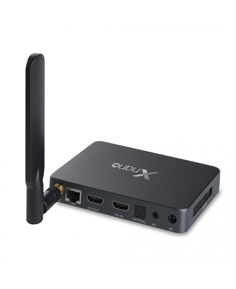 TV Box Xnano X5 Realtek RTD1295 DDR smart tv antena externa android 6.0